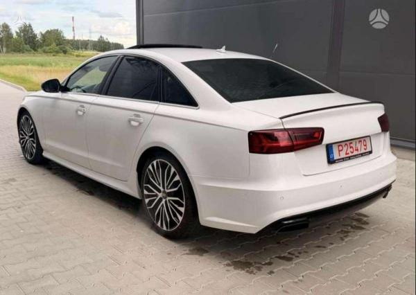 White Audi A6 2016 in Siauliai, with an engine capacity of 3.00 L and mileage of 238 thousand km for 18800 €, photo 6 on AUTOMOTO.COM.LV