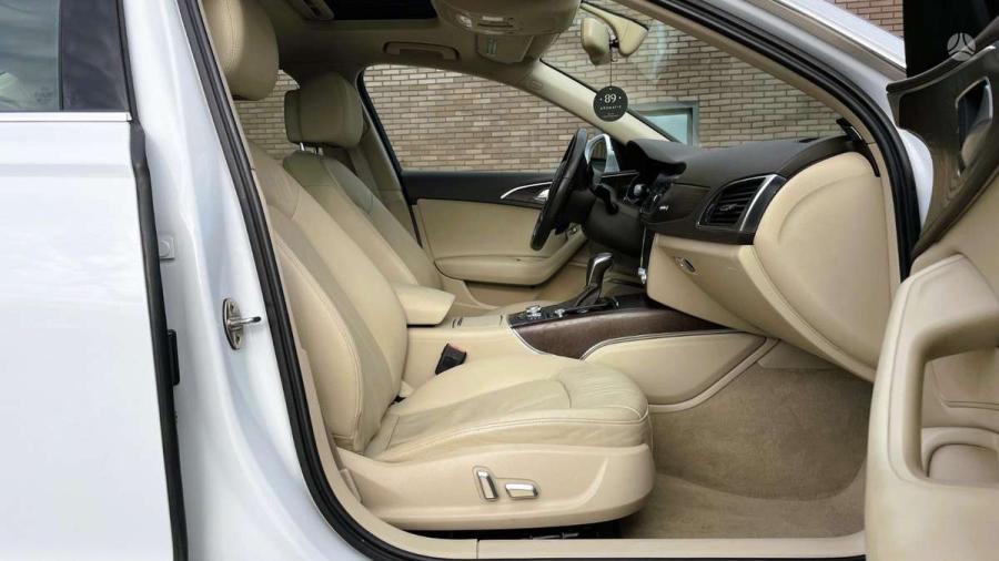 Balts Audi A6 2016 Viļņa, ar dzinēja tilpumu 1.98 L un nobraukumu 96 tūkst. km par 10900 €, foto 8 vietnē AUTOMOTO.COM.LV