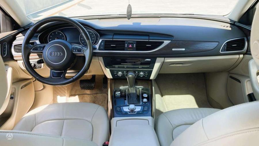 Balts Audi A6 2016 Viļņa, ar dzinēja tilpumu 1.98 L un nobraukumu 96 tūkst. km par 10900 €, foto 9 vietnē AUTOMOTO.COM.LV