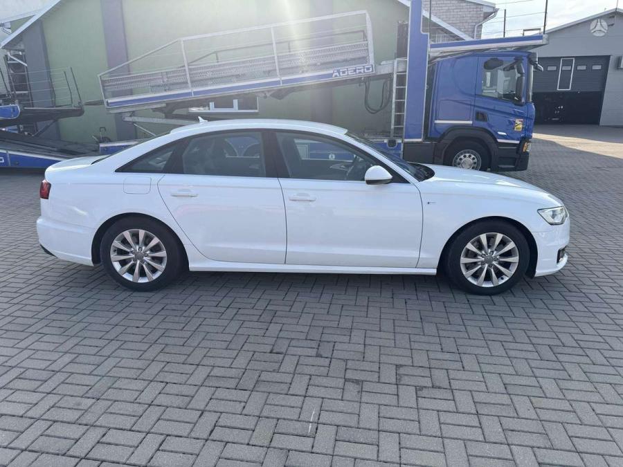 White Audi A6 2016 in Taurage, with an engine capacity of 2.97 L and mileage of 163 thousand km for 14000 €, photo 5 on AUTOMOTO.COM.LV