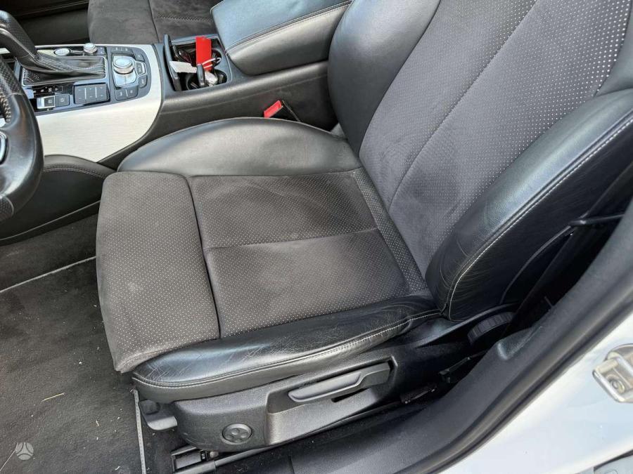 White Audi A6 2016 in Taurage, with an engine capacity of 2.97 L and mileage of 163 thousand km for 14000 €, photo 13 on AUTOMOTO.COM.LV