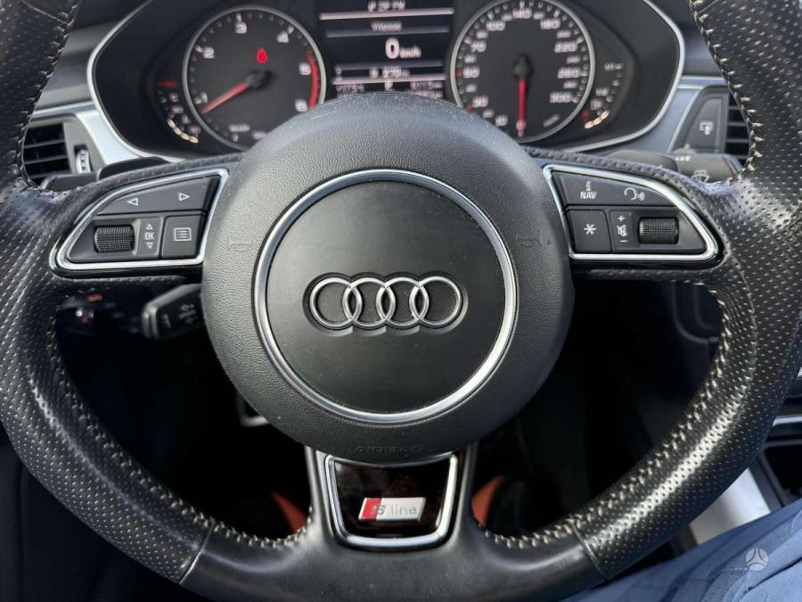 White Audi A6 2016 in Taurage, with an engine capacity of 2.97 L and mileage of 163 thousand km for 14000 €, photo 17 on AUTOMOTO.COM.LV