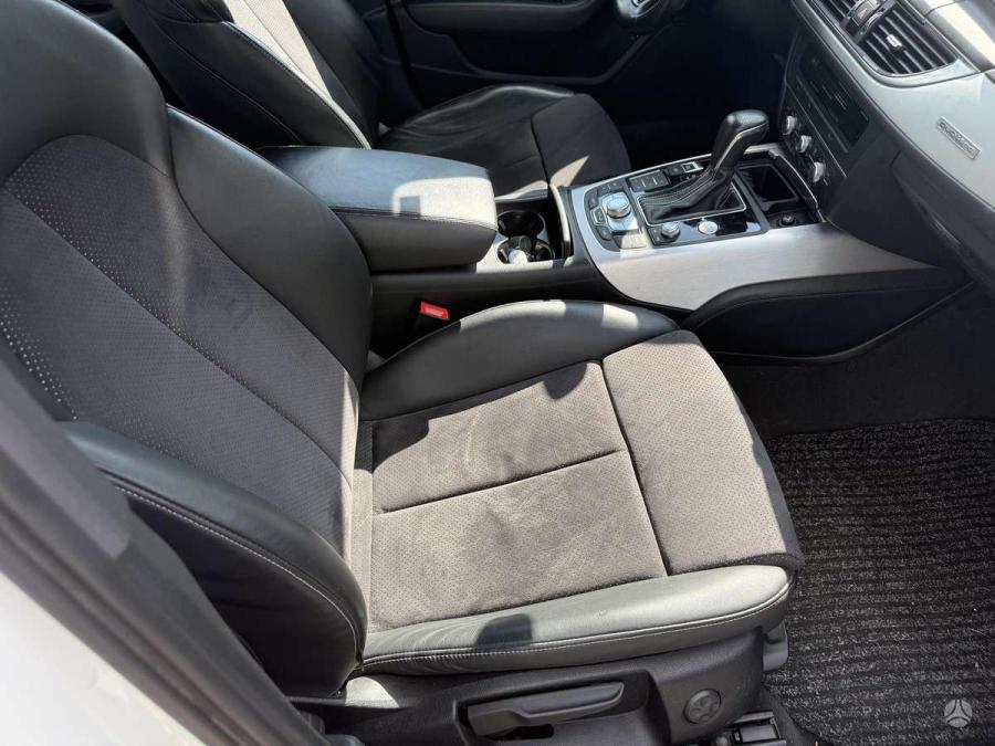 White Audi A6 2016 in Taurage, with an engine capacity of 2.97 L and mileage of 163 thousand km for 14000 €, photo 27 on AUTOMOTO.COM.LV