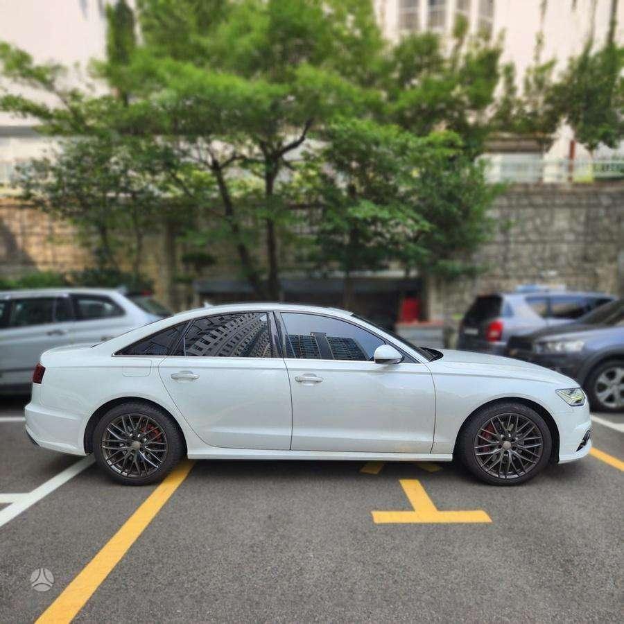 White Audi A6 2016 in Kaunas, with an engine capacity of 2.97 L and mileage of 111 thousand km for 13300 €, photo 3 on AUTOMOTO.COM.LV