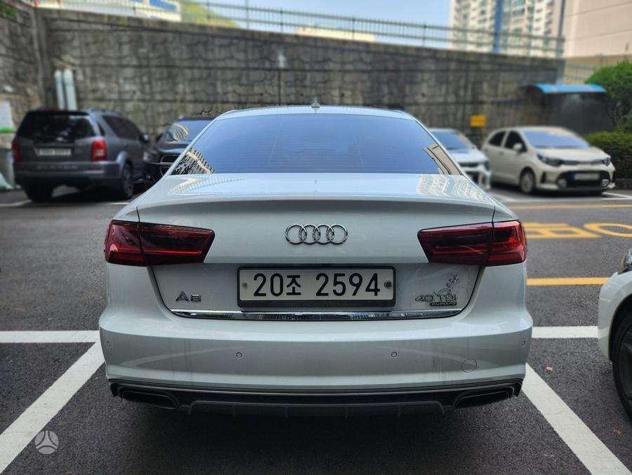 White Audi A6 2016 in Kaunas, with an engine capacity of 2.97 L and mileage of 111 thousand km for 13300 €, photo 5 on AUTOMOTO.COM.LV