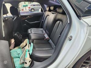 White Audi A6 2016 in Kaunas, with an engine capacity of 2.97 L and mileage of 111 thousand km for 13300 €, photo 9 on AUTOMOTO.COM.LV