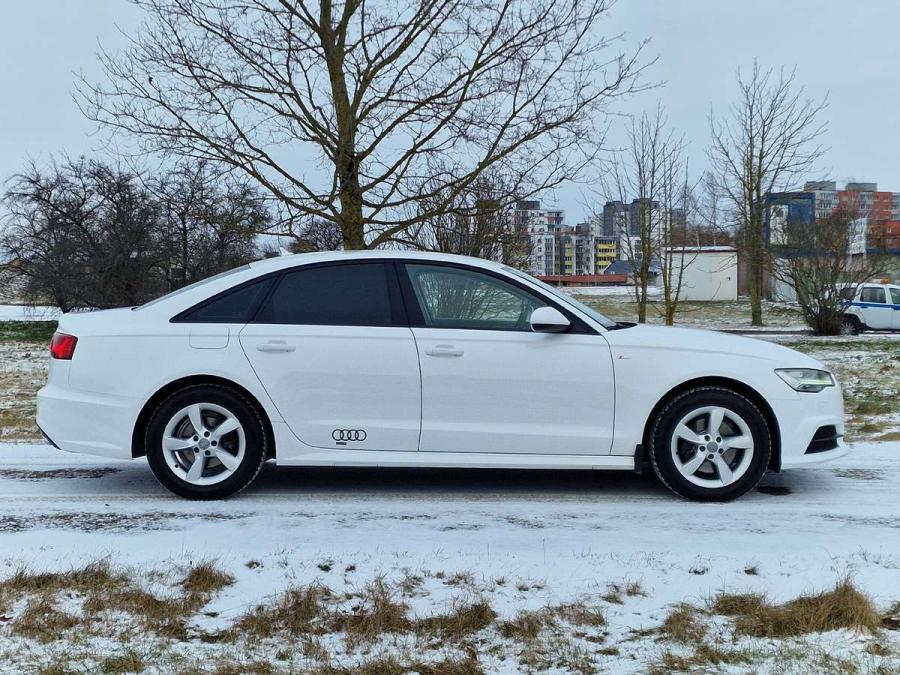 White Audi A6 2017 in Jonava, with an engine capacity of 2.00 L and mileage of 227 thousand km for 15500 €, photo 4 on AUTOMOTO.COM.LV