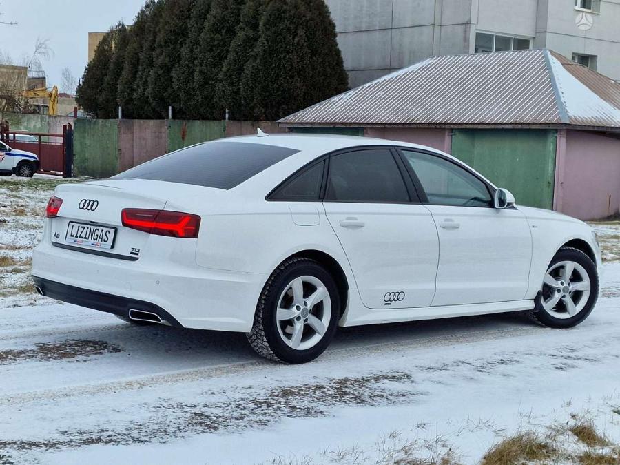 White Audi A6 2017 in Jonava, with an engine capacity of 2.00 L and mileage of 227 thousand km for 15500 €, photo 5 on AUTOMOTO.COM.LV