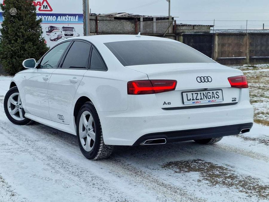 White Audi A6 2017 in Jonava, with an engine capacity of 2.00 L and mileage of 227 thousand km for 15500 €, photo 8 on AUTOMOTO.COM.LV