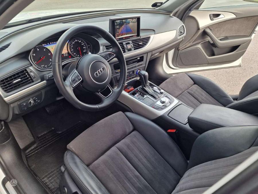 White Audi A6 2017 in Jonava, with an engine capacity of 2.00 L and mileage of 227 thousand km for 15500 €, photo 27 on AUTOMOTO.COM.LV