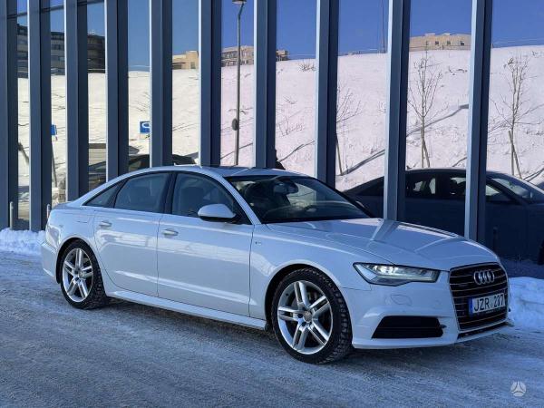 Balts Audi A6 2017 Viļņa, ar dzinēja tilpumu 2.97 L un nobraukumu 325 tūkst. km par 14500 €, foto 6 vietnē AUTOMOTO.COM.LV