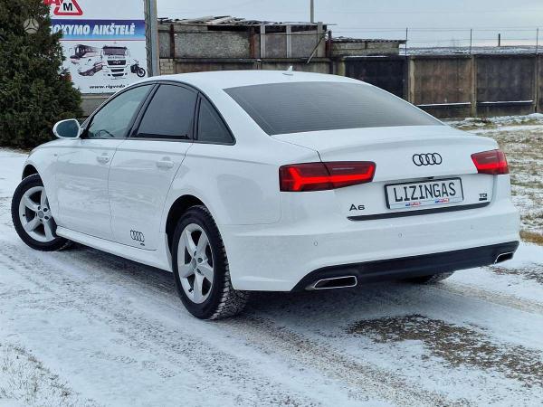 White Audi A6 2017 in Jonava, with an engine capacity of 2.00 L and mileage of 227 thousand km for 14990 €, photo 5 on AUTOMOTO.COM.LV