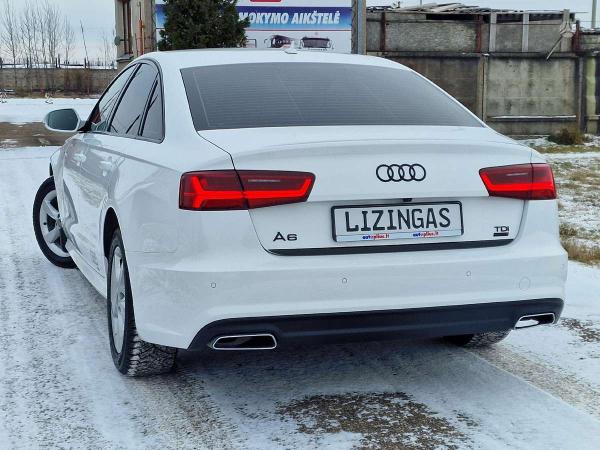 White Audi A6 2017 in Jonava, with an engine capacity of 2.00 L and mileage of 227 thousand km for 14990 €, photo 6 on AUTOMOTO.COM.LV