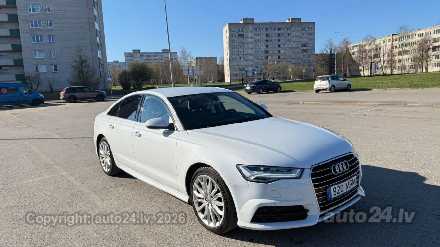 White Audi A6 2017 in Narva, with an engine capacity of 3.00 L and mileage of 135 thousand km for 22499 €, photo 6 on AUTOMOTO.COM.LV