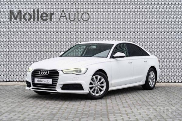 Balts Audi A6 2017 Rīga, ar dzinēja tilpumu 1.80 L un nobraukumu 96 tūkst. km par 19900 €, foto  vietnē AUTOMOTO.COM.LV