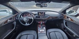 White Audi A6 2017 in Vilnius, with an engine capacity of 1.98 L and mileage of 136 thousand km for 12900 €, photo 13 on AUTOMOTO.COM.LV