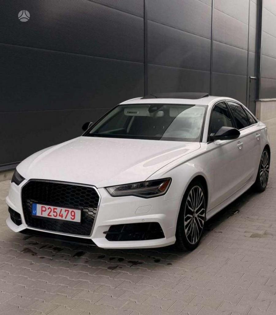 White Audi A6 2017 in Siauliai, with an engine capacity of 3.00 L and mileage of 233 thousand km for 15999 €, photo 1 on AUTOMOTO.COM.LV