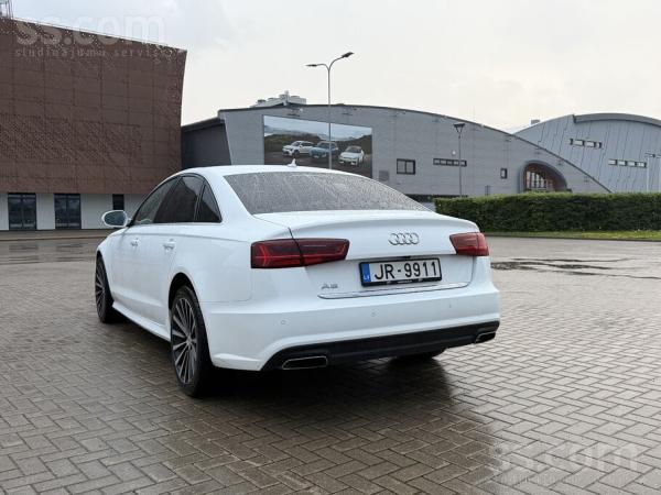 White Audi A6 2017 in Valmiera, with an engine capacity of 1.80 L and mileage of 125 thousand km for 17500 €, photo 2 on AUTOMOTO.COM.LV