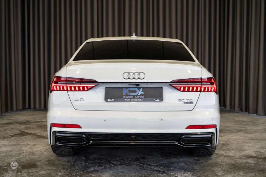 White Audi A6 2018 in Marijampole, with an engine capacity of 2.97 L and mileage of 260 thousand km for 25650 €, photo 6 on AUTOMOTO.COM.LV