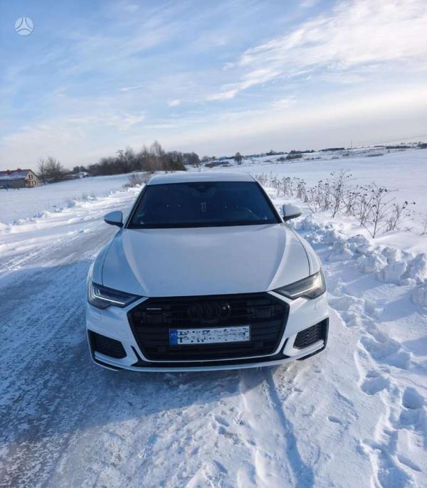 Balts Audi A6 2018 Jonava, ar dzinēja tilpumu 3.00 L un nobraukumu 195 tūkst. km par 30500 €, foto  vietnē AUTOMOTO.COM.LV