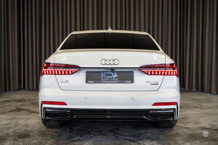 White Audi A6 2018 in Marijampole, with an engine capacity of 2.97 L and mileage of 260 thousand km for 23950 €, photo 6 on AUTOMOTO.COM.LV