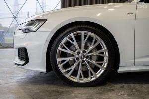 White Audi A6 2018 in Marijampole, with an engine capacity of 3.00 L and mileage of 260 thousand km for 23950 €, photo 4 on AUTOMOTO.COM.LV