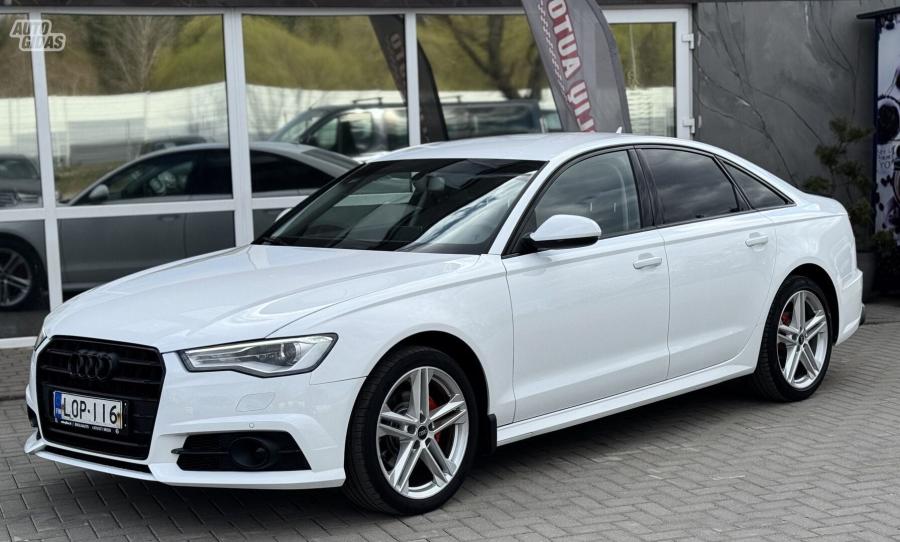 White Audi A6 2018 in Radviliskis, with an engine capacity of 2.00 L and mileage of 236 thousand km for 14200 €, photo 4 on AUTOMOTO.COM.LV