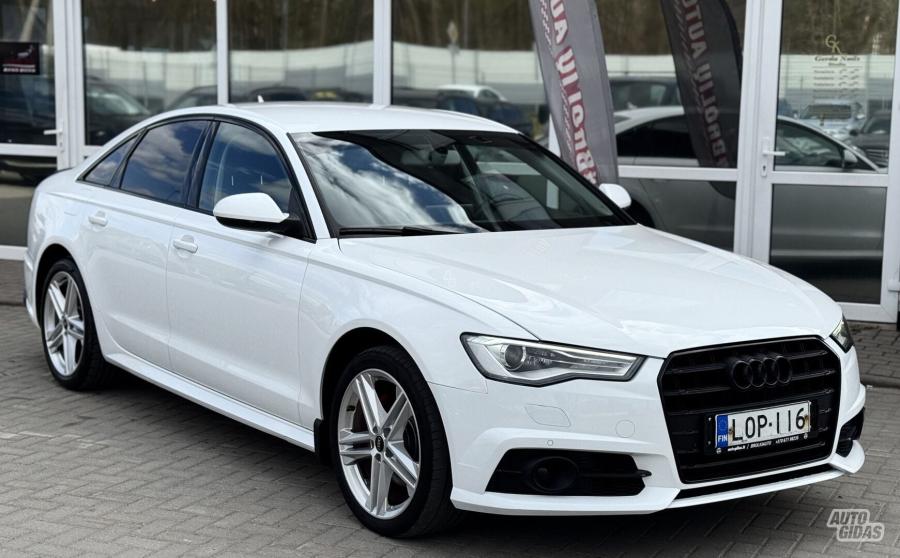 White Audi A6 2018 in Radviliskis, with an engine capacity of 2.00 L and mileage of 236 thousand km for 14200 €, photo 5 on AUTOMOTO.COM.LV