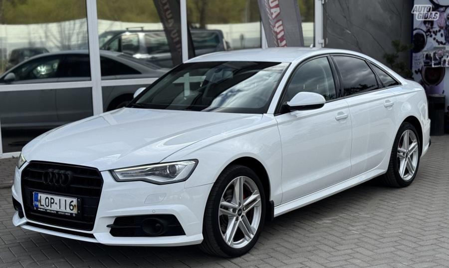 White Audi A6 2018 in Radviliskis, with an engine capacity of 2.00 L and mileage of 236 thousand km for 14200 €, photo 6 on AUTOMOTO.COM.LV