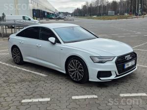 Balts Audi A6 2018 Rīga, ar dzinēja tilpumu 3.00 L un nobraukumu 76 tūkst. km par 35500 €, foto  vietnē AUTOMOTO.COM.LV