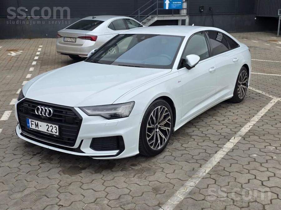 White Audi A6 2018 in Riga, with an engine capacity of 3.00 L and mileage of 76 thousand km for 35500 €, photo 3 on AUTOMOTO.COM.LV