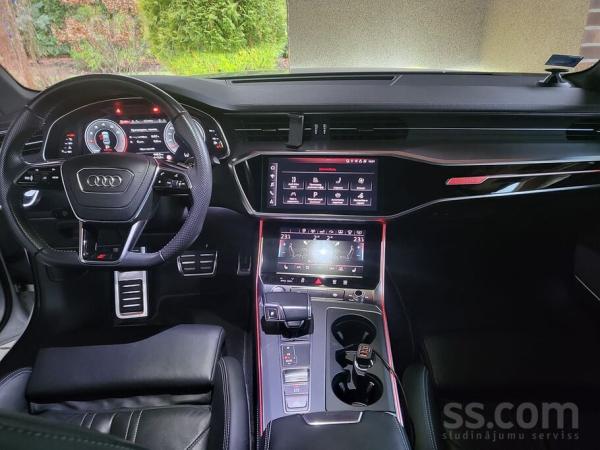 White Audi A6 2018 in Riga, with an engine capacity of 3.00 L and mileage of 76 thousand km for 35500 €, photo 4 on AUTOMOTO.COM.LV