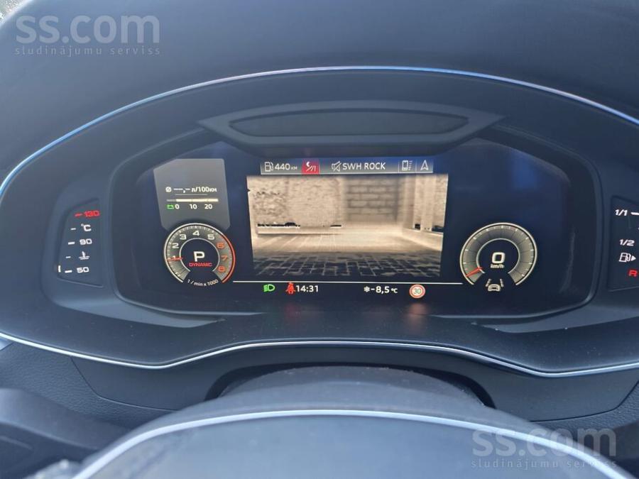 White Audi A6 2018 in Riga, with an engine capacity of 3.00 L and mileage of 76 thousand km for 35500 €, photo 6 on AUTOMOTO.COM.LV