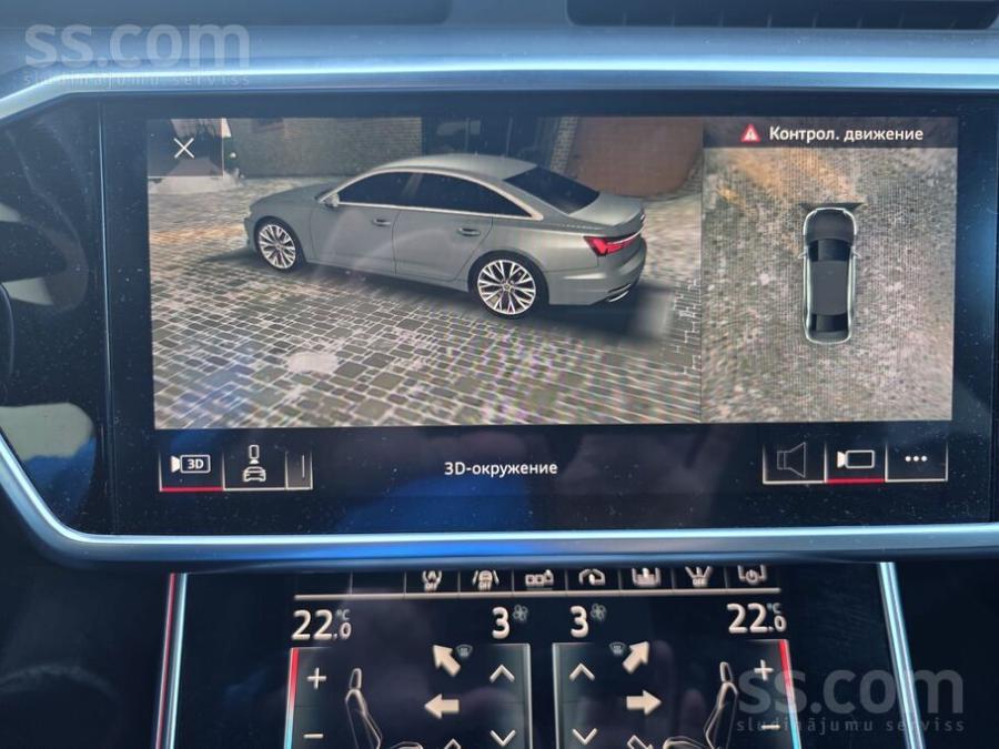 White Audi A6 2018 in Riga, with an engine capacity of 3.00 L and mileage of 76 thousand km for 35500 €, photo 10 on AUTOMOTO.COM.LV