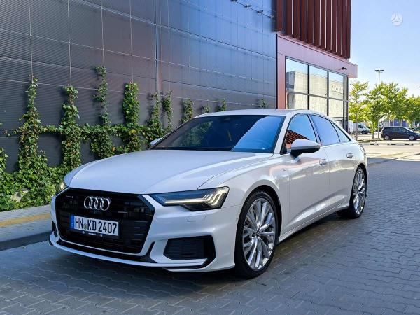 White Audi A6 2018 in Klaipeda, with an engine capacity of 2.97 L and mileage of 260 thousand km for 26999 €, photo 1 on AUTOMOTO.COM.LV
