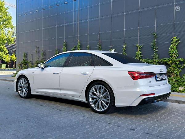 White Audi A6 2018 in Klaipeda, with an engine capacity of 2.97 L and mileage of 260 thousand km for 26999 €, photo 5 on AUTOMOTO.COM.LV