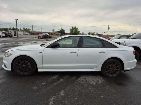 White Audi A6 2018 in Vilnius, with an engine capacity of 2.00 L and mileage of 150 thousand km for 8500 €, photo 5 on AUTOMOTO.COM.LV
