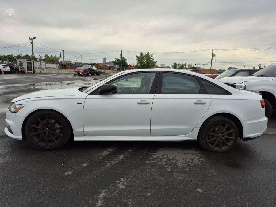 White Audi A6 2018 in Vilnius, with an engine capacity of 2.00 L and mileage of 150 thousand km for 8500 €, photo 6 on AUTOMOTO.COM.LV