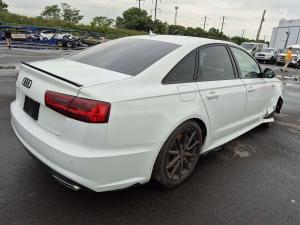 White Audi A6 2018 in Vilnius, with an engine capacity of 2.00 L and mileage of 150 thousand km for 8500 €, photo 7 on AUTOMOTO.COM.LV