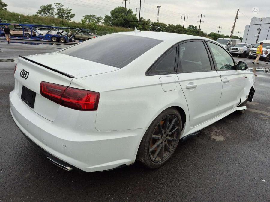 White Audi A6 2018 in Vilnius, with an engine capacity of 2.00 L and mileage of 150 thousand km for 8500 €, photo 7 on AUTOMOTO.COM.LV