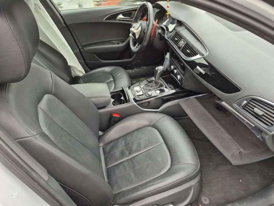 White Audi A6 2018 in Vilnius, with an engine capacity of 2.00 L and mileage of 150 thousand km for 8500 €, photo 10 on AUTOMOTO.COM.LV