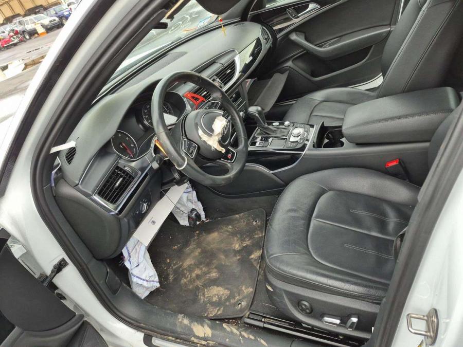 White Audi A6 2018 in Vilnius, with an engine capacity of 2.00 L and mileage of 150 thousand km for 8500 €, photo 12 on AUTOMOTO.COM.LV