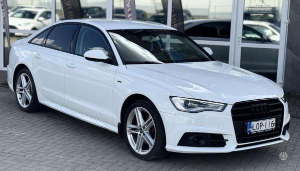 White Audi A6 2018 in Radviliskis, with an engine capacity of 2.00 L and mileage of 239 thousand km for 13650 €, photo 4 on AUTOMOTO.COM.LV