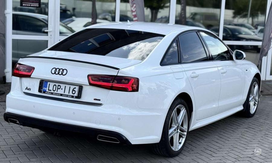 White Audi A6 2018 in Radviliskis, with an engine capacity of 2.00 L and mileage of 239 thousand km for 13650 €, photo 15 on AUTOMOTO.COM.LV