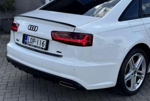 White Audi A6 2018 in Radviliskis, with an engine capacity of 2.00 L and mileage of 239 thousand km for 13650 €, photo 16 on AUTOMOTO.COM.LV
