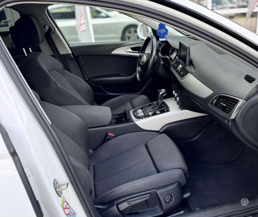 White Audi A6 2018 in Radviliskis, with an engine capacity of 2.00 L and mileage of 239 thousand km for 13650 €, photo 21 on AUTOMOTO.COM.LV
