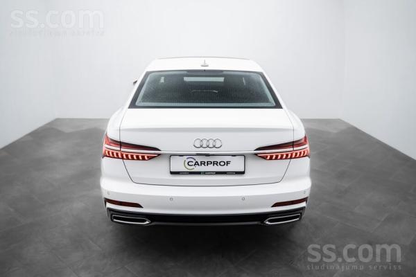 White Audi A6 2018 in Tallinn, with an engine capacity of 3.00 L and mileage of 114 thousand km for 25499 €, photo 8 on AUTOMOTO.COM.LV