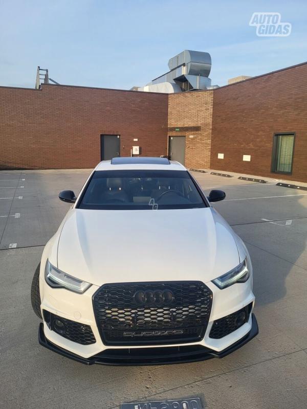 Balts Audi A6 2018 Viļņa, ar dzinēja tilpumu 2.00 L un nobraukumu 130 tūkst. km par 16999 €, foto  vietnē AUTOMOTO.COM.LV