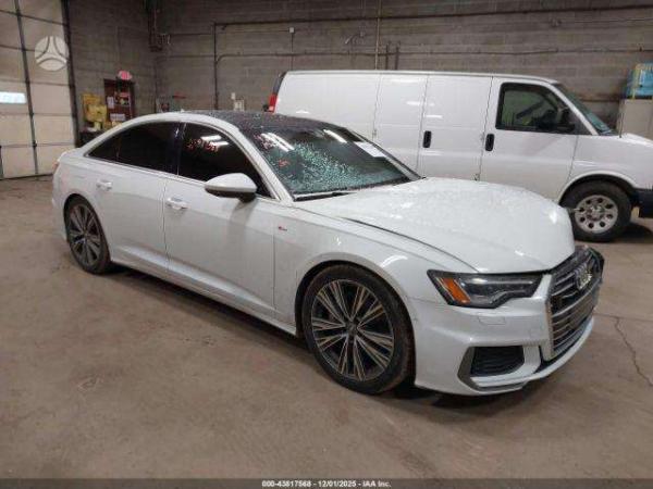 White Audi A6 2019 in Klaipeda, with an engine capacity of 3.00 L and mileage of 92 thousand km for 9600 €, photo 1 on AUTOMOTO.COM.LV