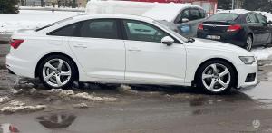 White Audi A6 2019 in Vievis, with an engine capacity of 1.97 L and mileage of 199 thousand km for 22750 €, photo 4 on AUTOMOTO.COM.LV